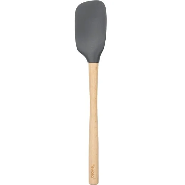 TOVOLO FLEX-CORE SPOONULA WOOD HANDLE - CHARCOAL — bfearless. at HOME