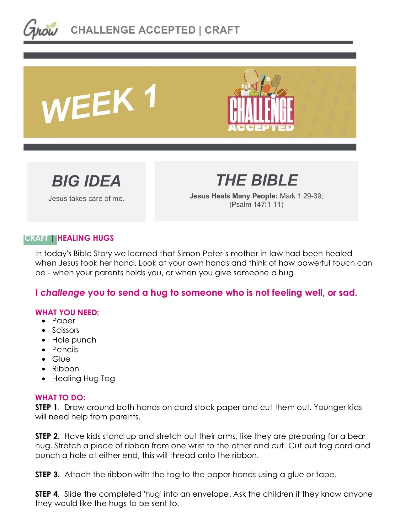 Challenge Accepted Week 1 (Feb 7) — Kaw Prairie Community Church ...
