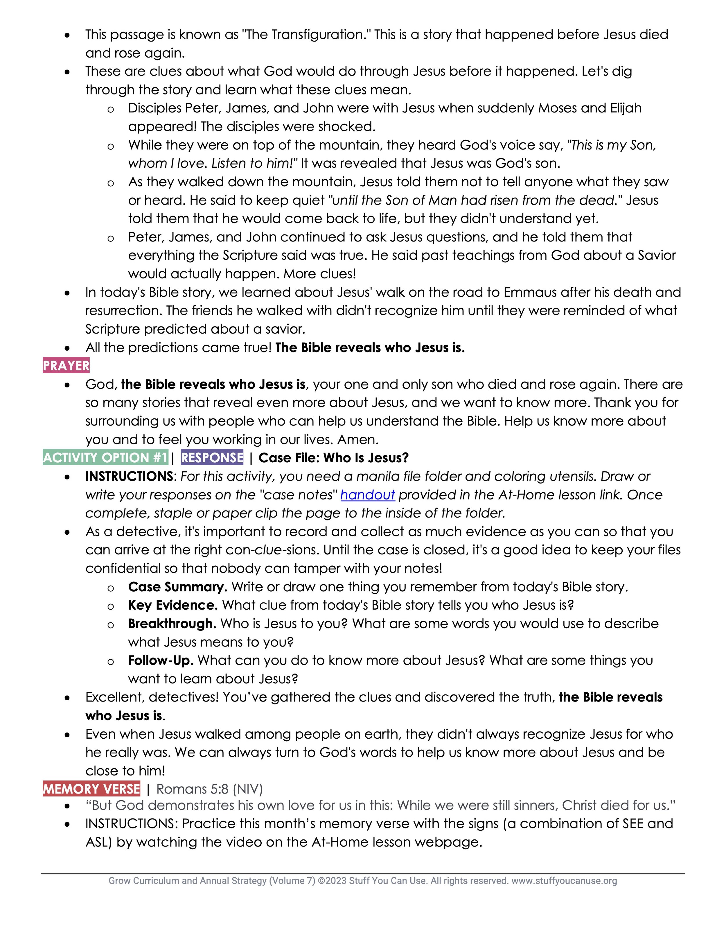 Clue | Week 3 | April 19 — Kaw Prairie Community Church | There's a ...