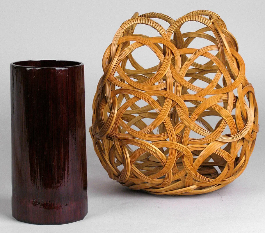 Suemura Shobun, Arrowhead Flower Basket — KAGEDO JAPANESE ART