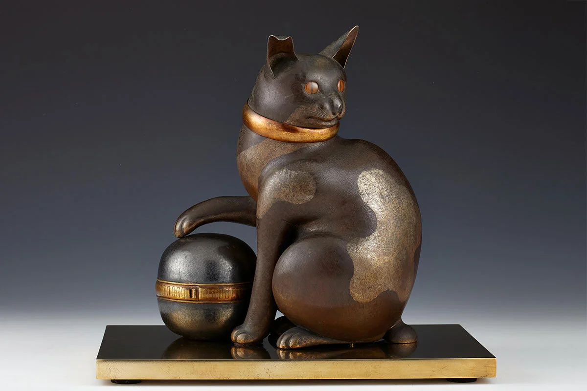 Edo Period Scientific Instrument Seller's Maneki Neko — KAGEDO JAPANESE ART