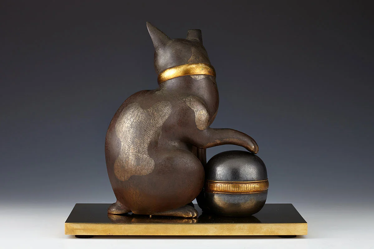 Edo Period Scientific Instrument Seller's Maneki Neko — KAGEDO JAPANESE ART