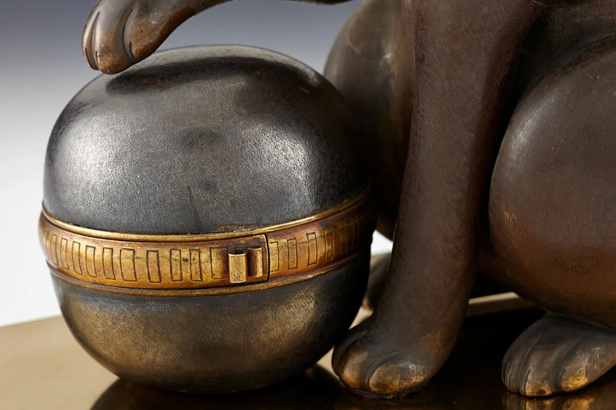 Edo Period Scientific Instrument Seller's Maneki Neko — KAGEDO JAPANESE ART