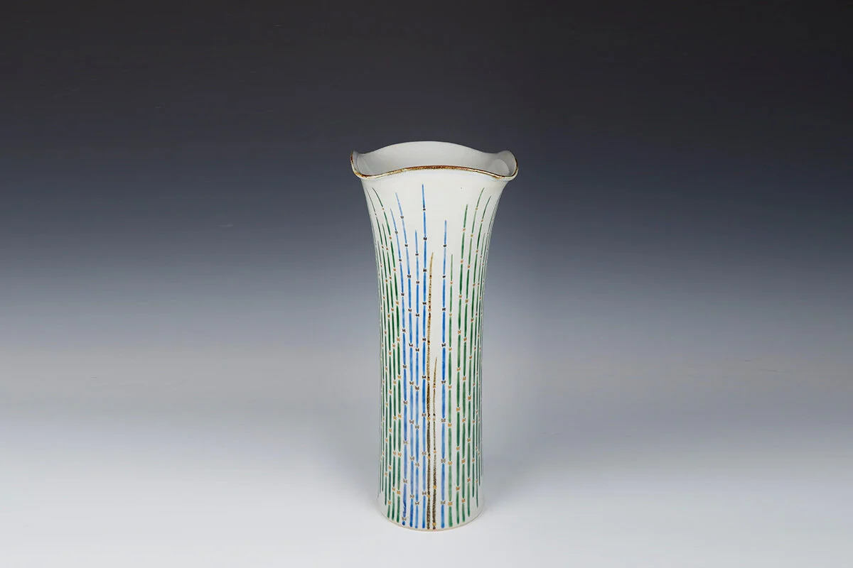 Ito Tozan III, 1938 Porcelain Vase — KAGEDO JAPANESE ART