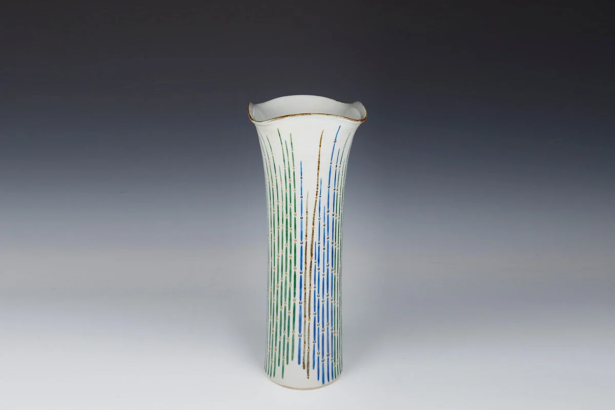 Ito Tozan III, 1938 Porcelain Vase — KAGEDO JAPANESE ART