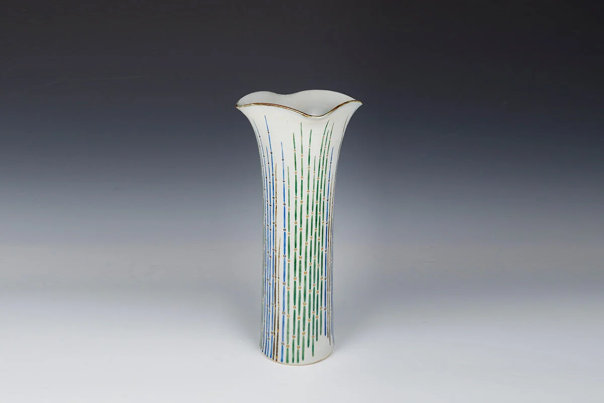 Ito Tozan III, 1938 Porcelain Vase — KAGEDO JAPANESE ART
