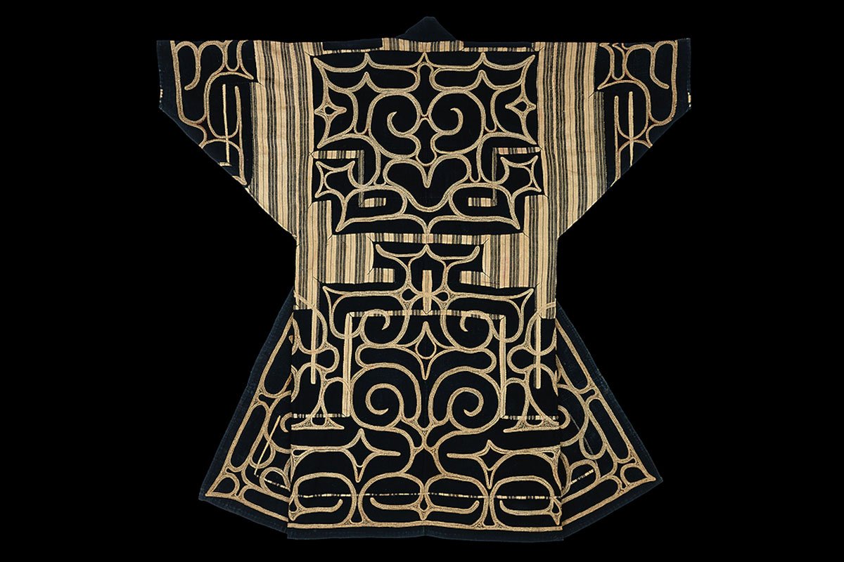 Late 19th Century, Ainu Ci-Karkar-Pe Robe — KAGEDO JAPANESE ART