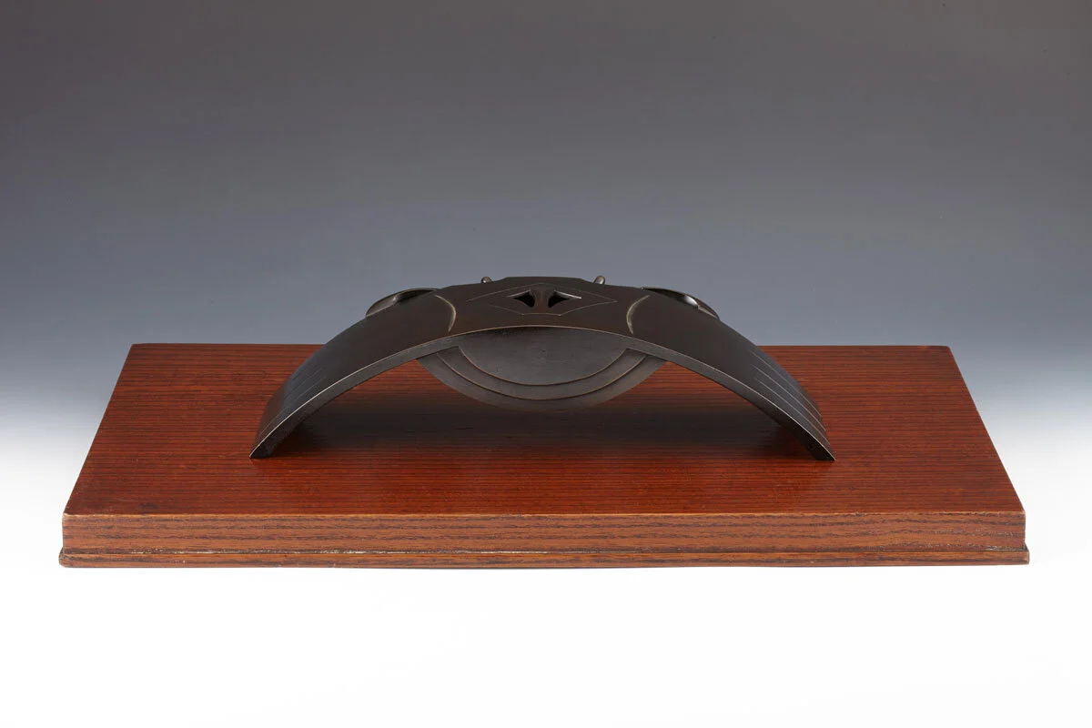 Bronze Incense Burner by Morimura Torizo, Shinbunten Exhibition 1939 ...