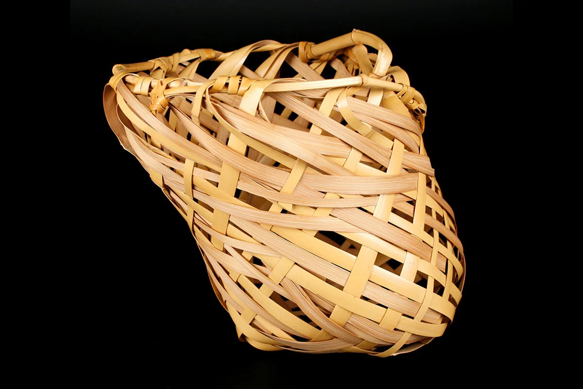 Iizuka Rokansai, Flower Basket Titled: Shime or Closing — KAGEDO ...