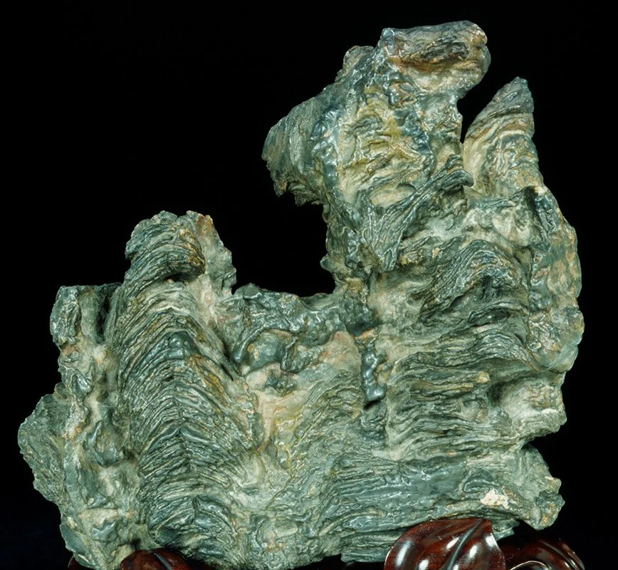 Chinese Scholar's Stone with Clouding Texture — KAGEDO JAPANESE ART
