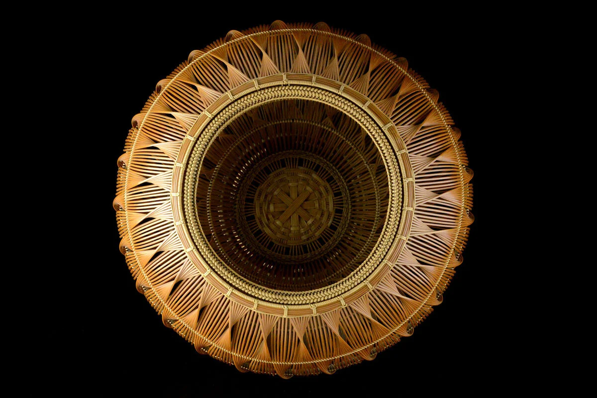 1976 Kosuge Kogetsu Nihon Dento Kogeiten Exhibition Flower Basket ...