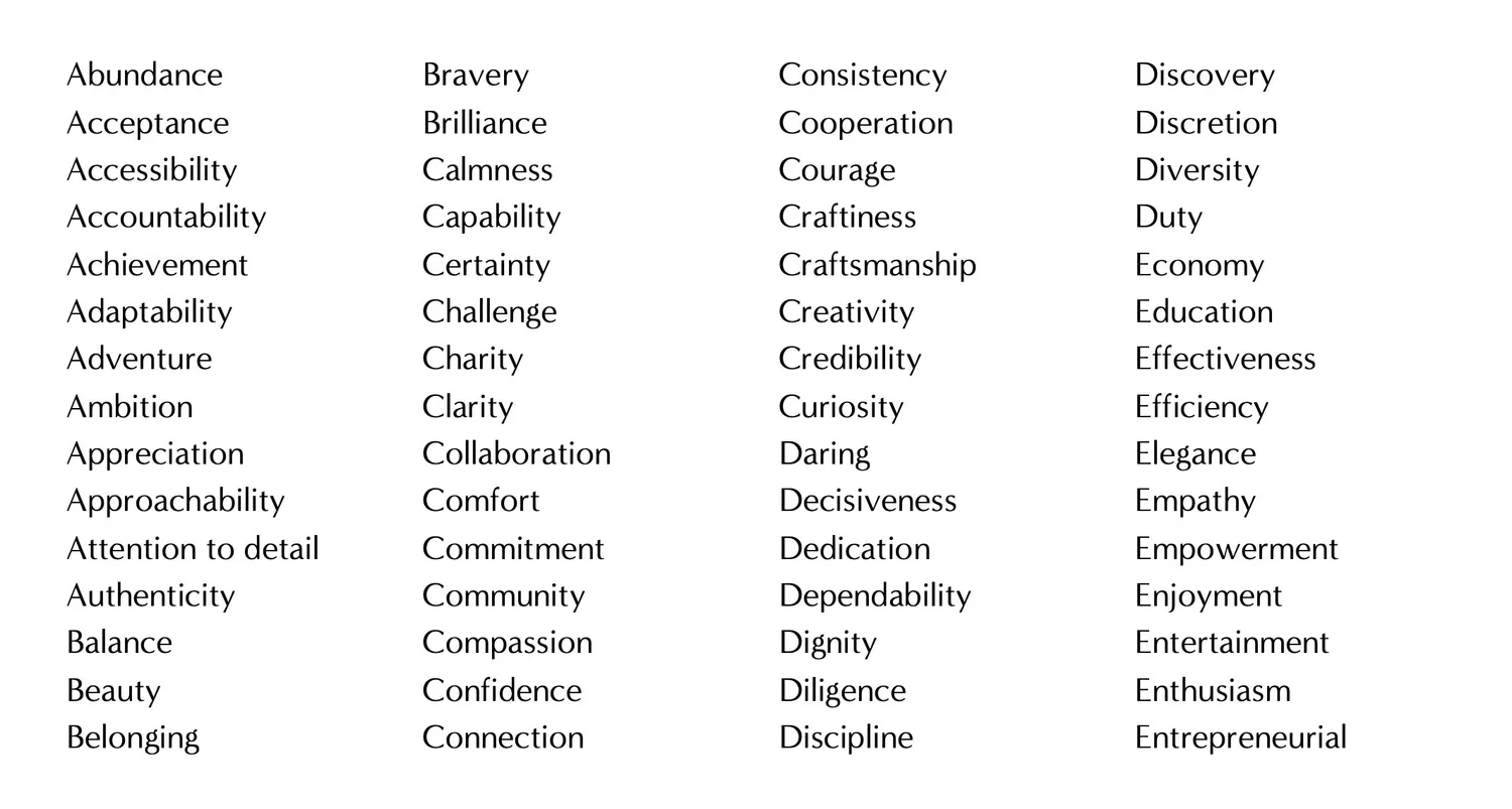 Brand Values For Startups — Evander Strategy