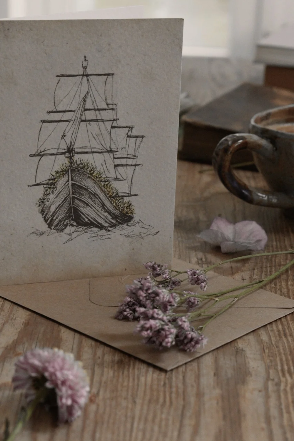 Watercolour Illustrated Luxury Greetings Birthday Card inspired by the ...