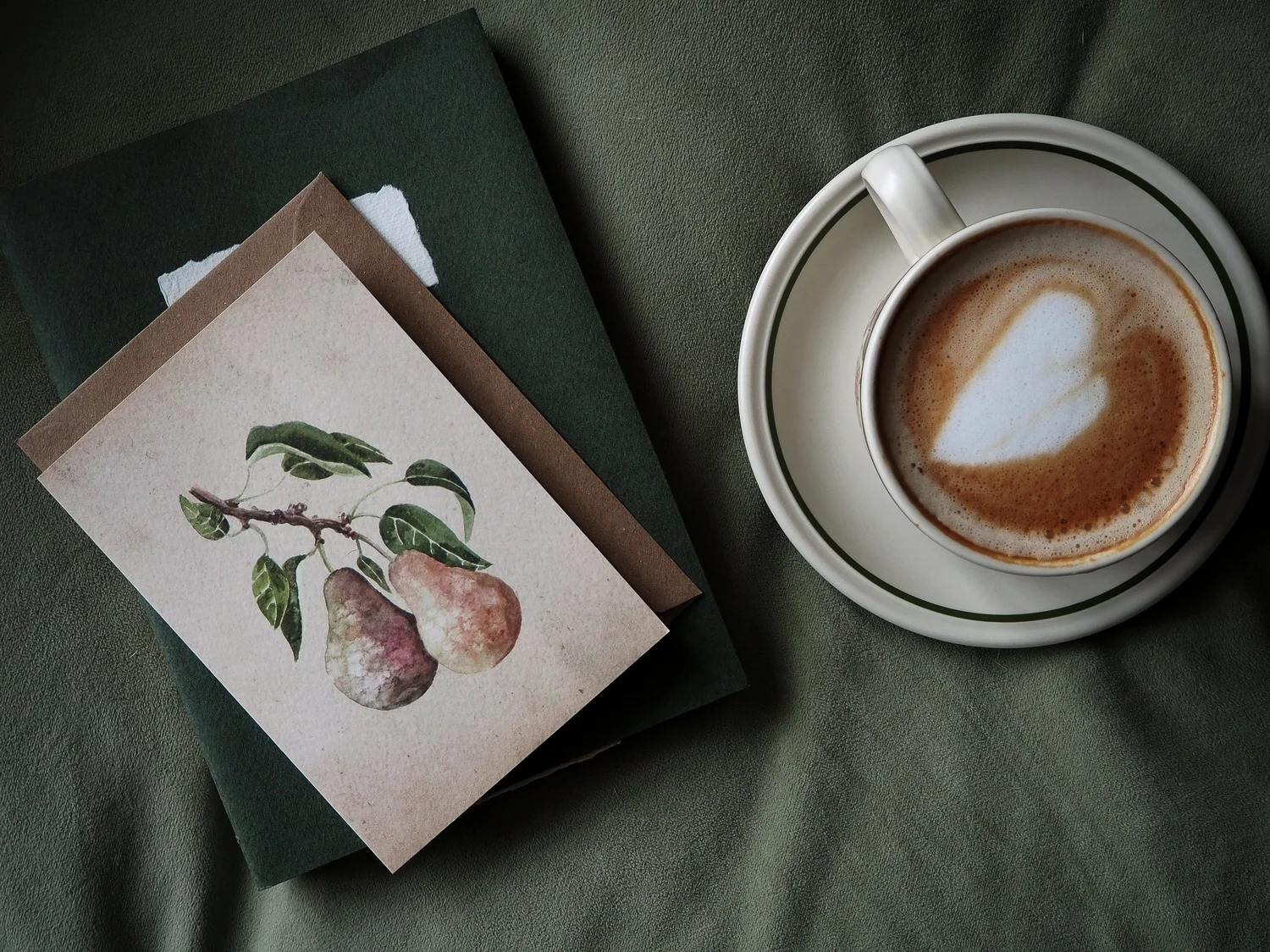 Vintage paper card feeding the birds — Brooke Marie