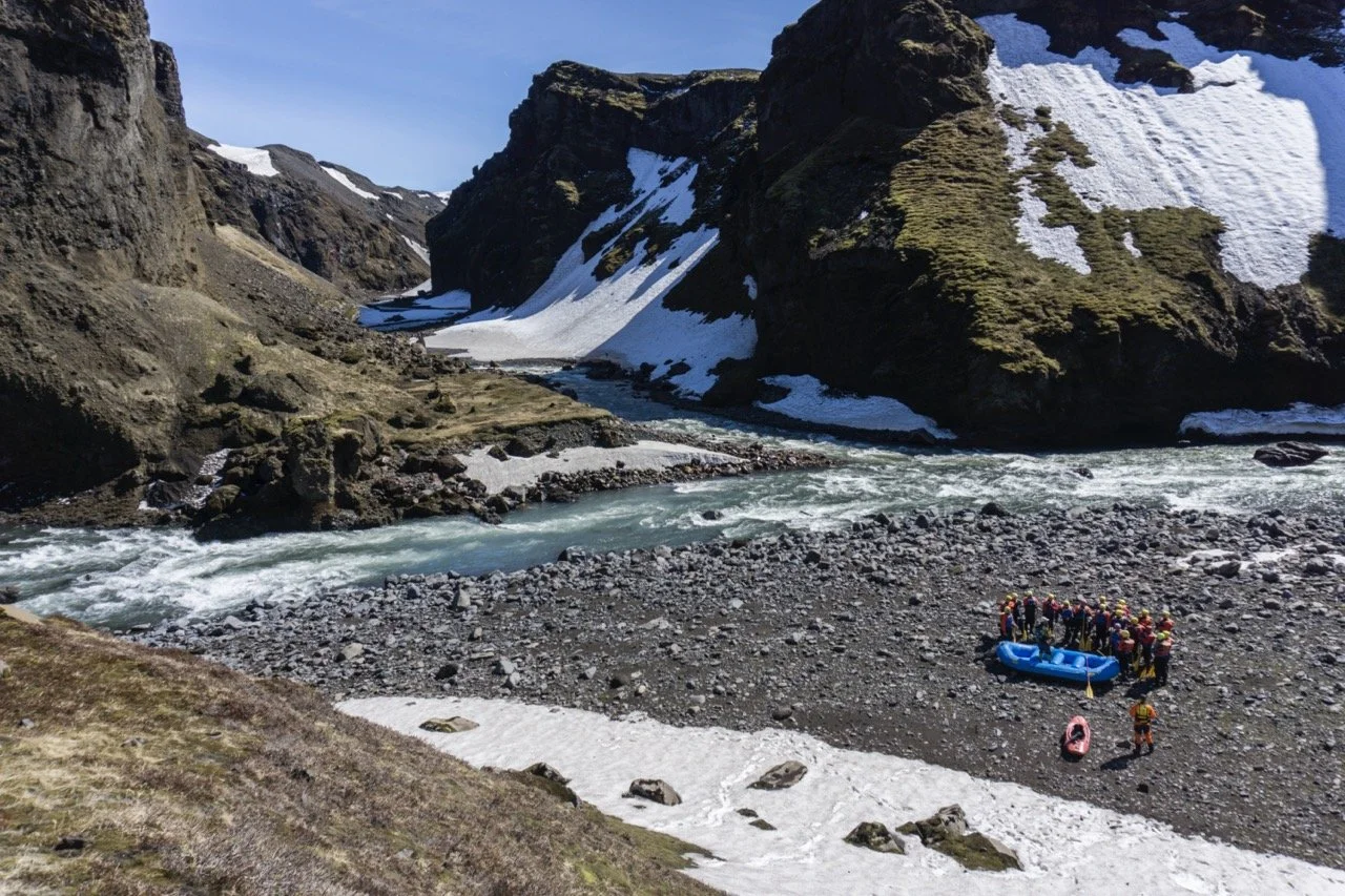 Heli Rafting in Markarfljót River — Arctic Rafting