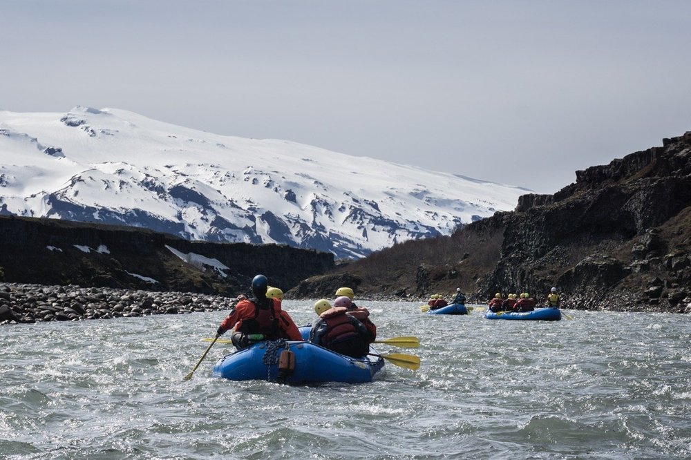 Heli Rafting in Markarfljót River — Arctic Rafting
