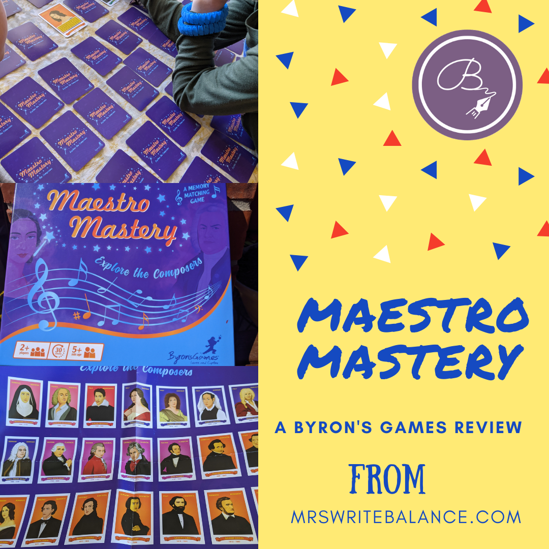 Maestro Mastery: A Byron's Games Review — Mrs. WRITE Balance