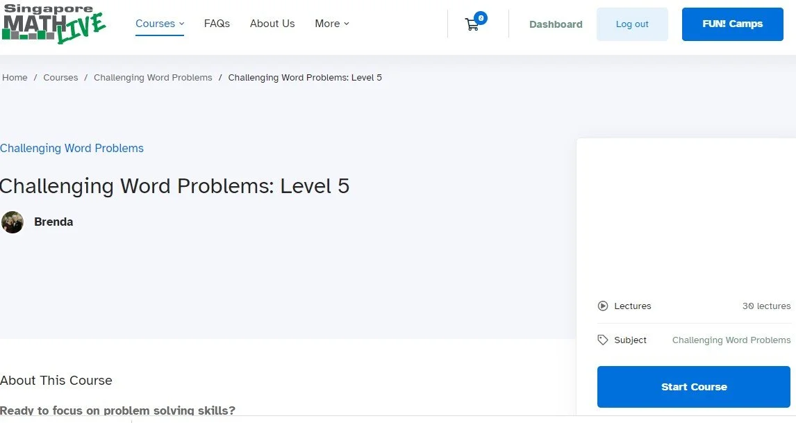 Challenging Word Problems: A Singapore Math Live Review — Balancing ...