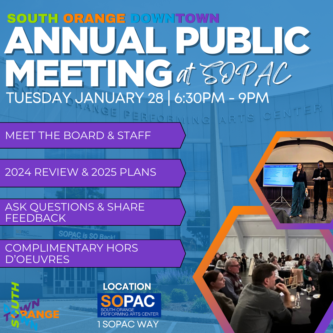Annual Public Meeting at SOPAC — South Orange Downtown
