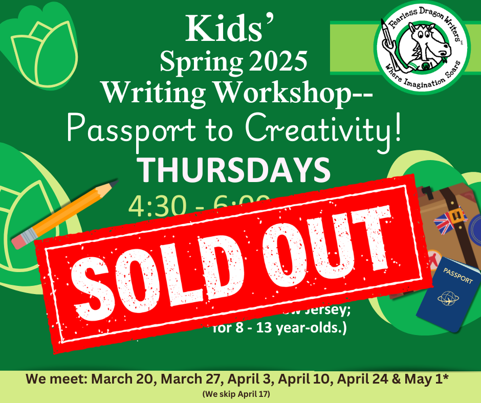 Creative Writing Clubs for Children ages 8-13
