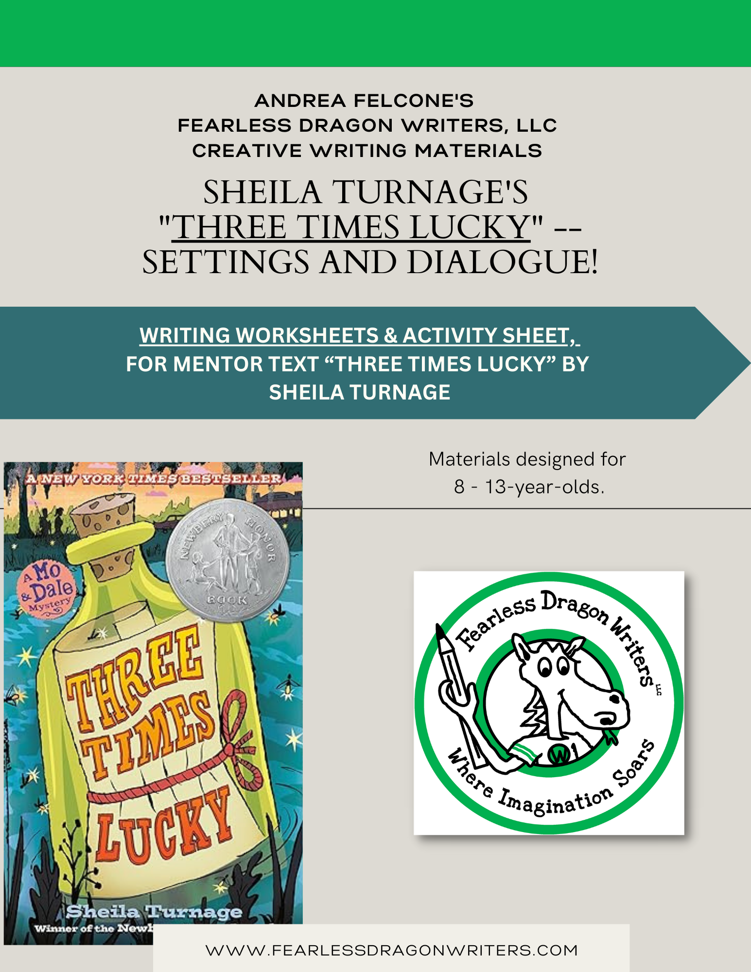 Creative Writing Clubs for Children ages 8-13