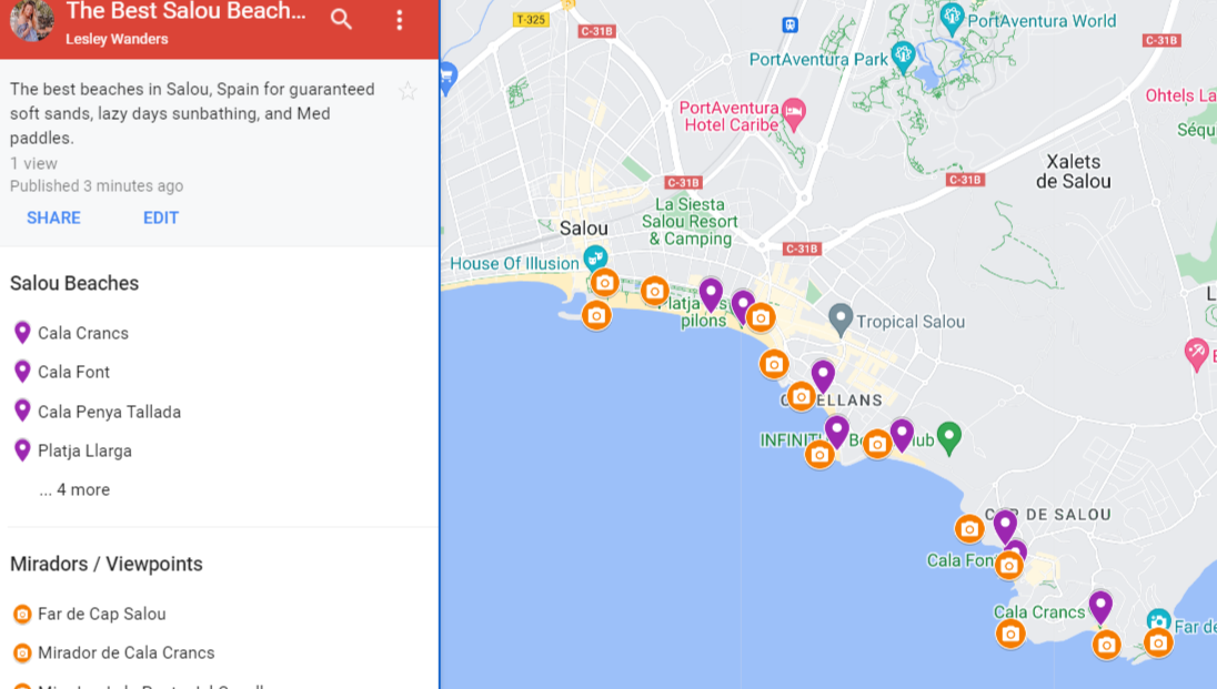 The Best Beaches in Salou, Spain | Our 9 Favourites | Wander Scotland