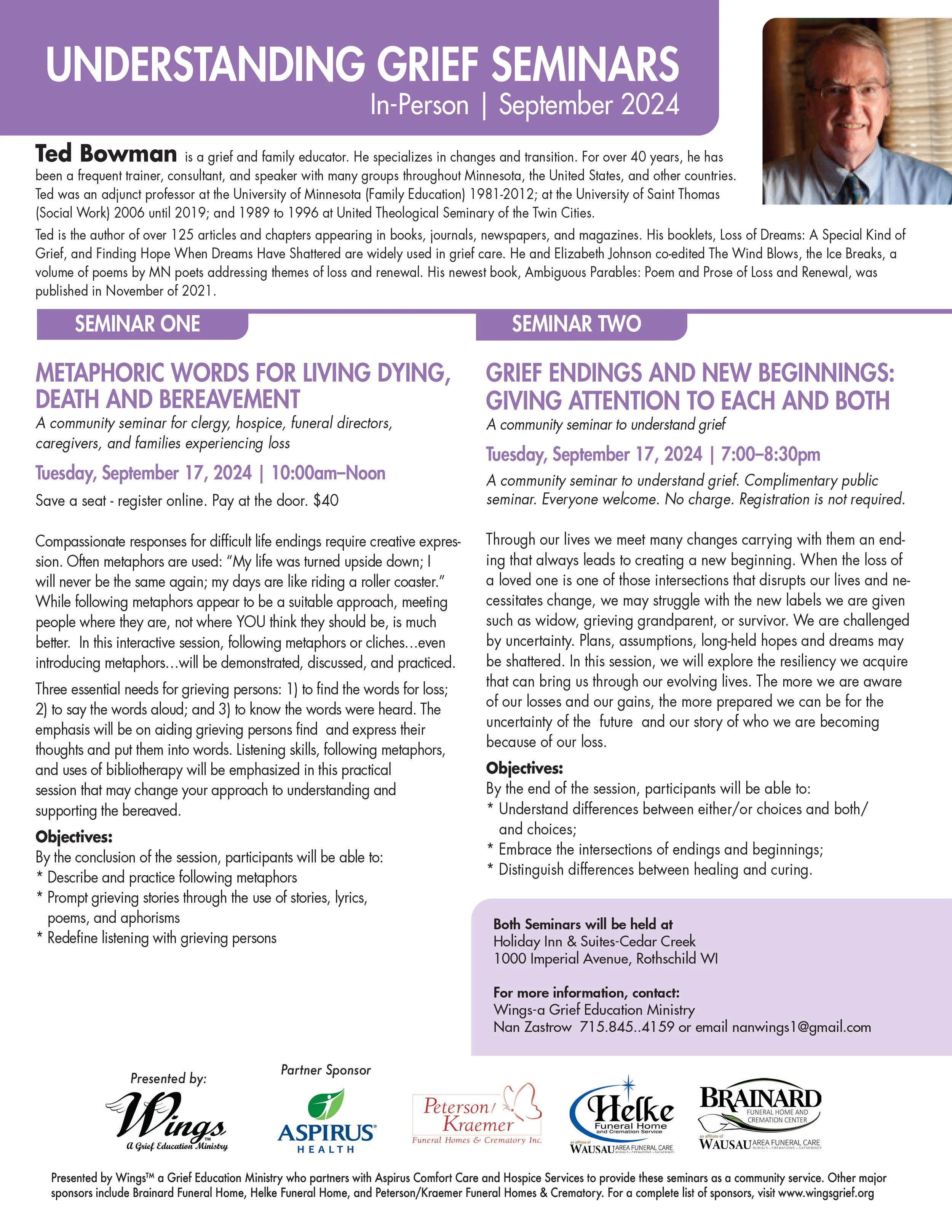 Wings - A Grief Education Ministry