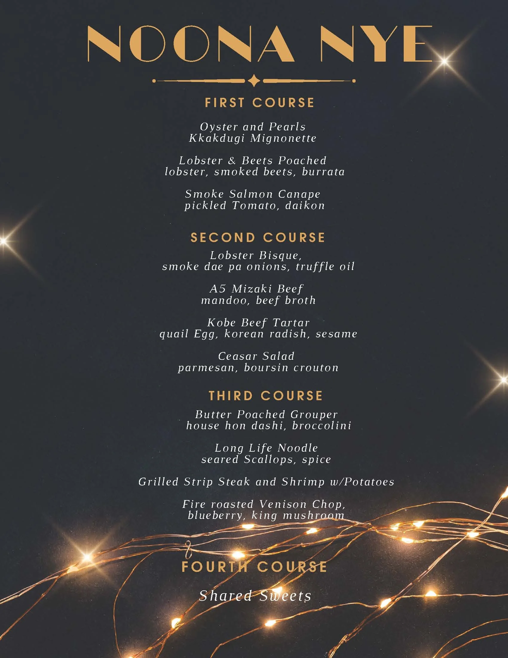 Specials — Noona Meat & Seafood