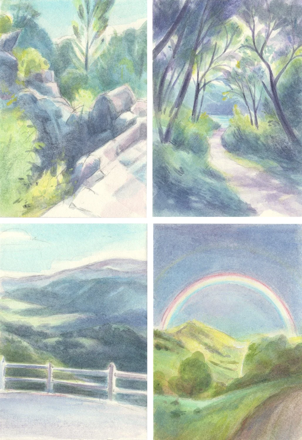 Landscape paintings — Jennifer A Bell
