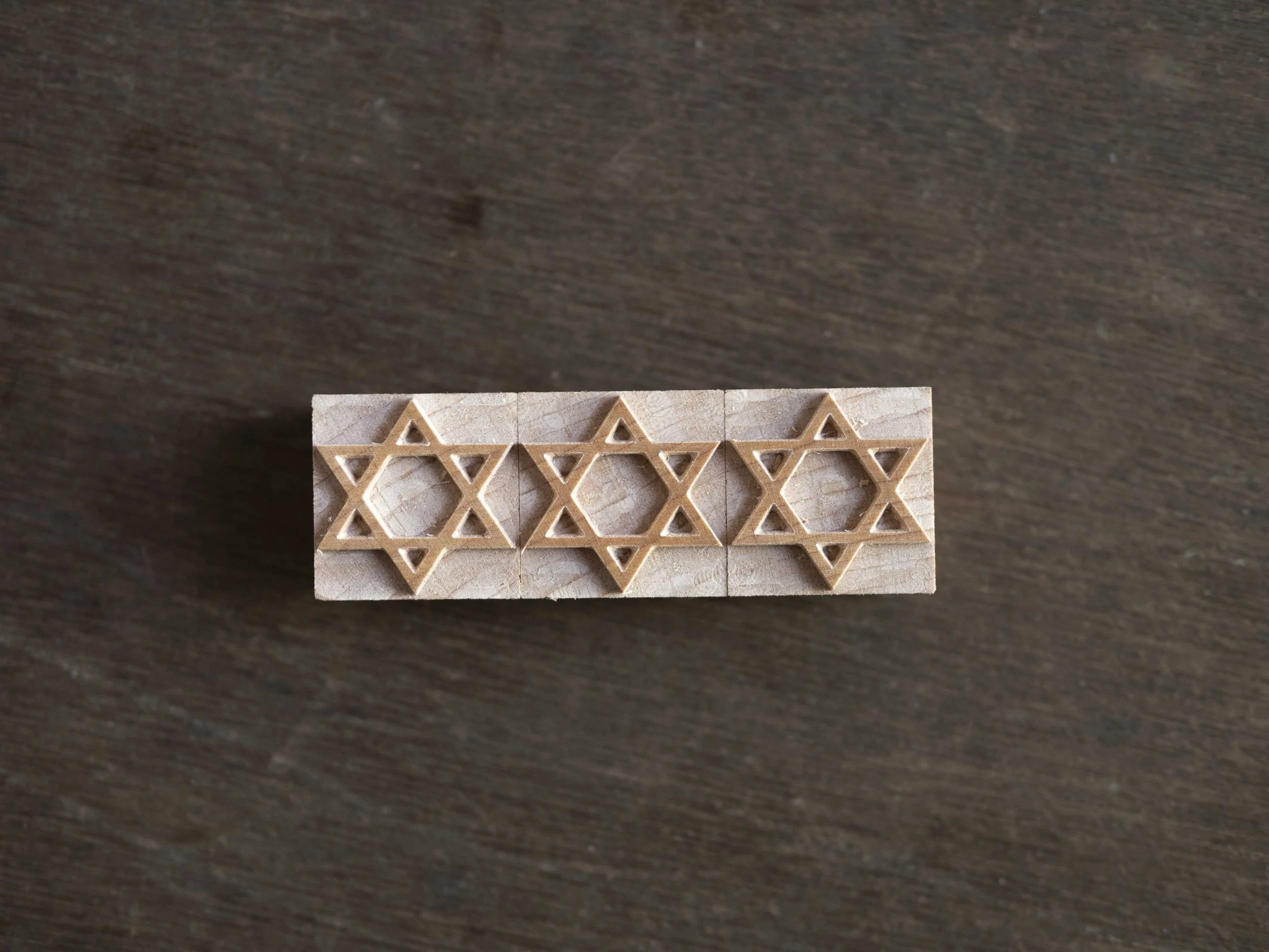 Letterpress @ Signs (Set of 2) — Type High Design