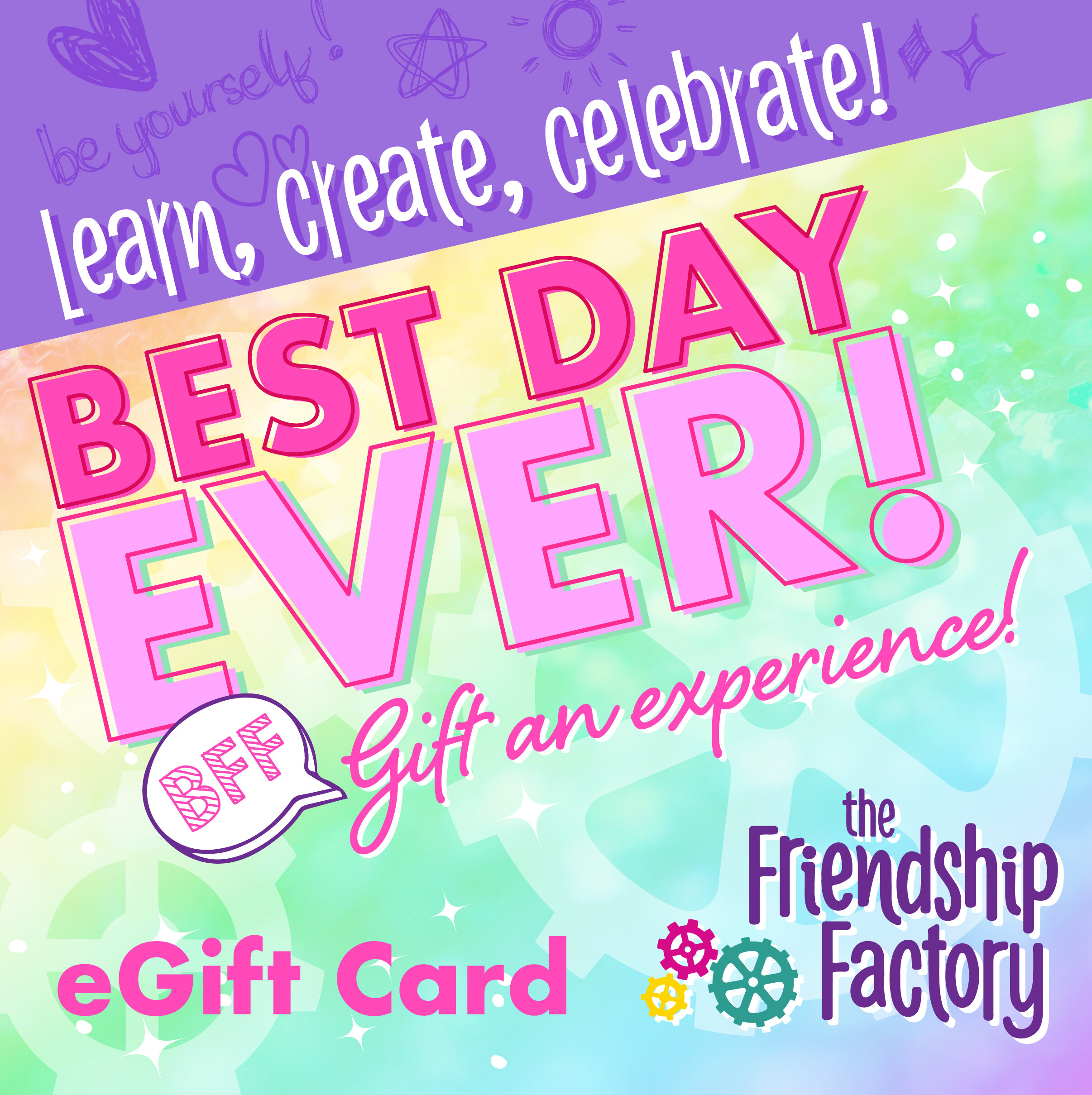 Gift Cards — The Friendship Factory - Michigan kids party venue built ...