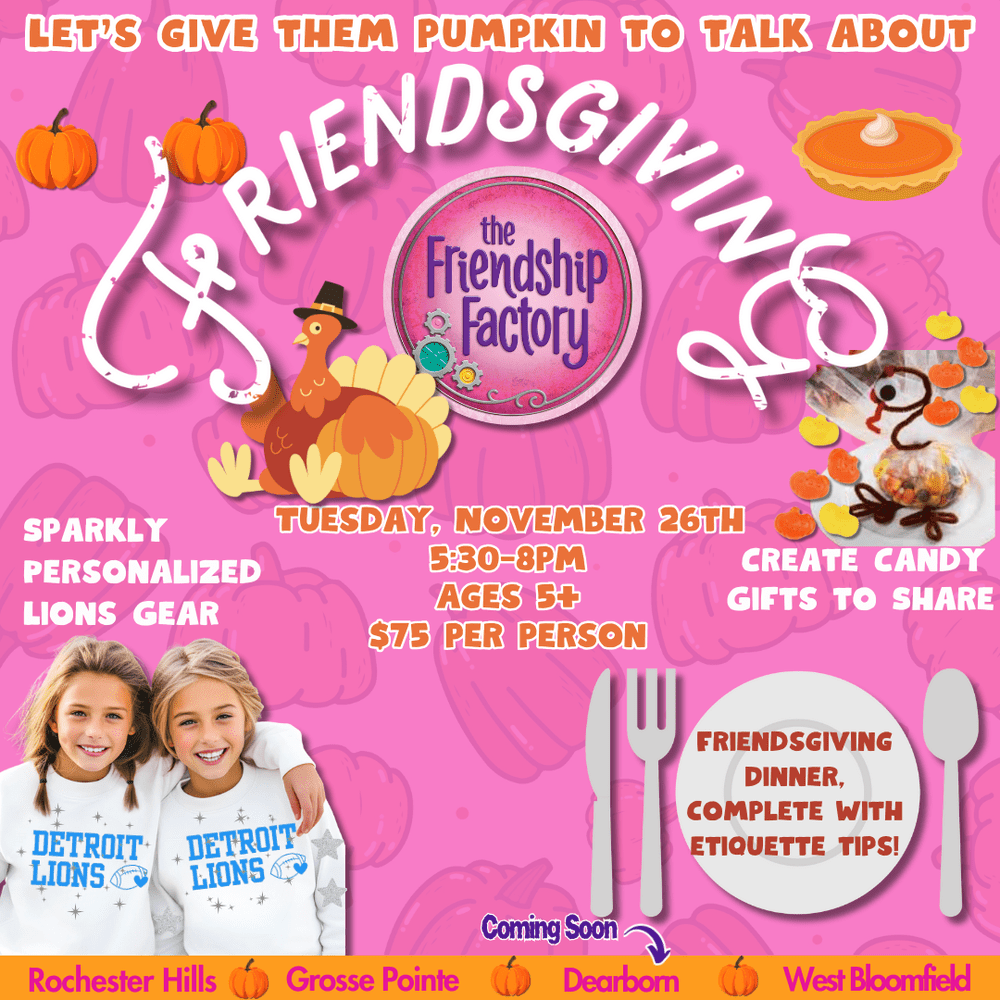 The Friendship Factory - Michigan kids party venue built on friendship.