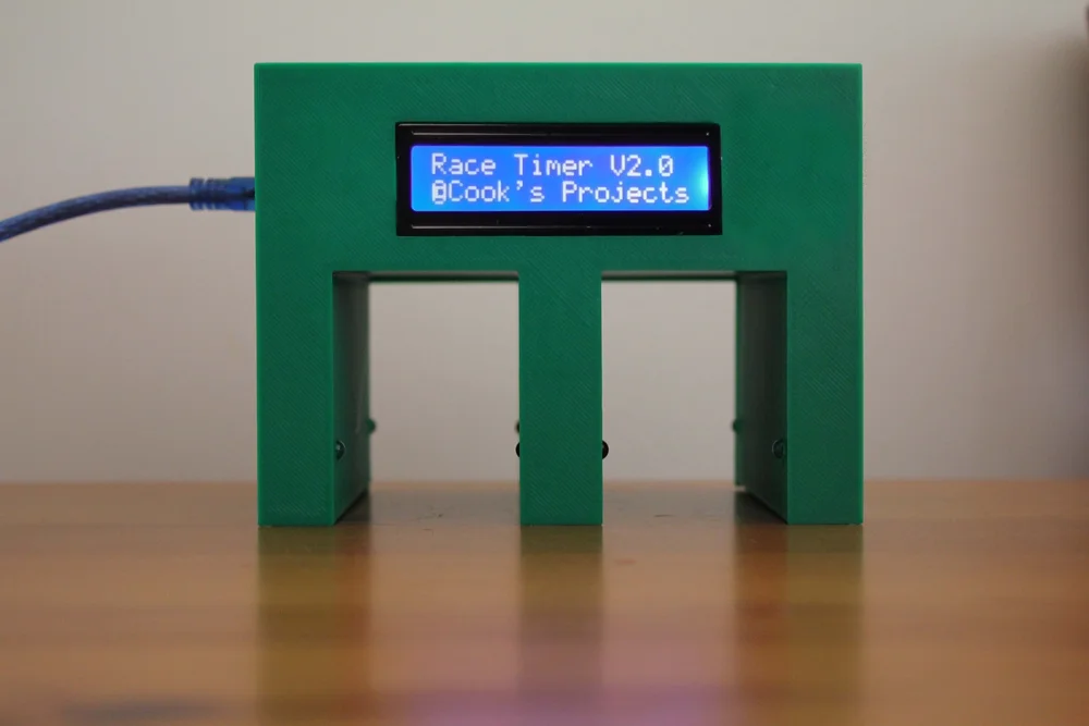 Race Timer for Hot Wheels diecast cars Factory Seconds — Cook's Projects