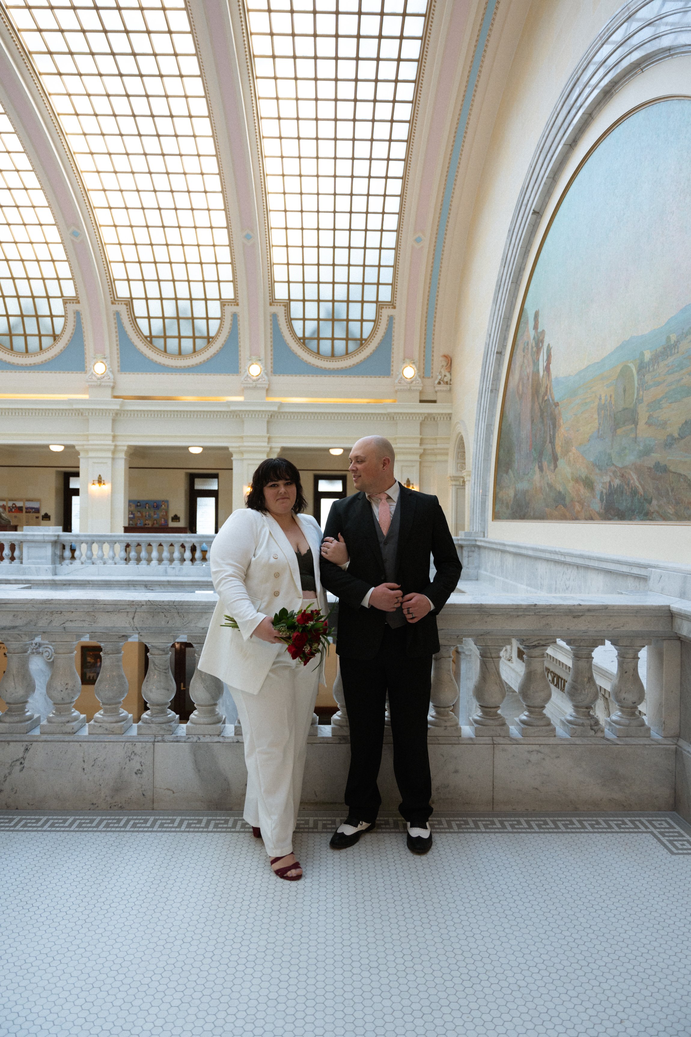 Salt Lake City Park and capitol building Engagements | Rachel and ...