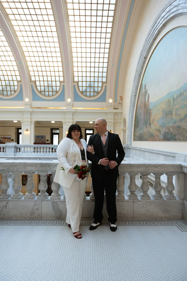 Salt Lake City Park and capitol building Engagements | Rachel and ...