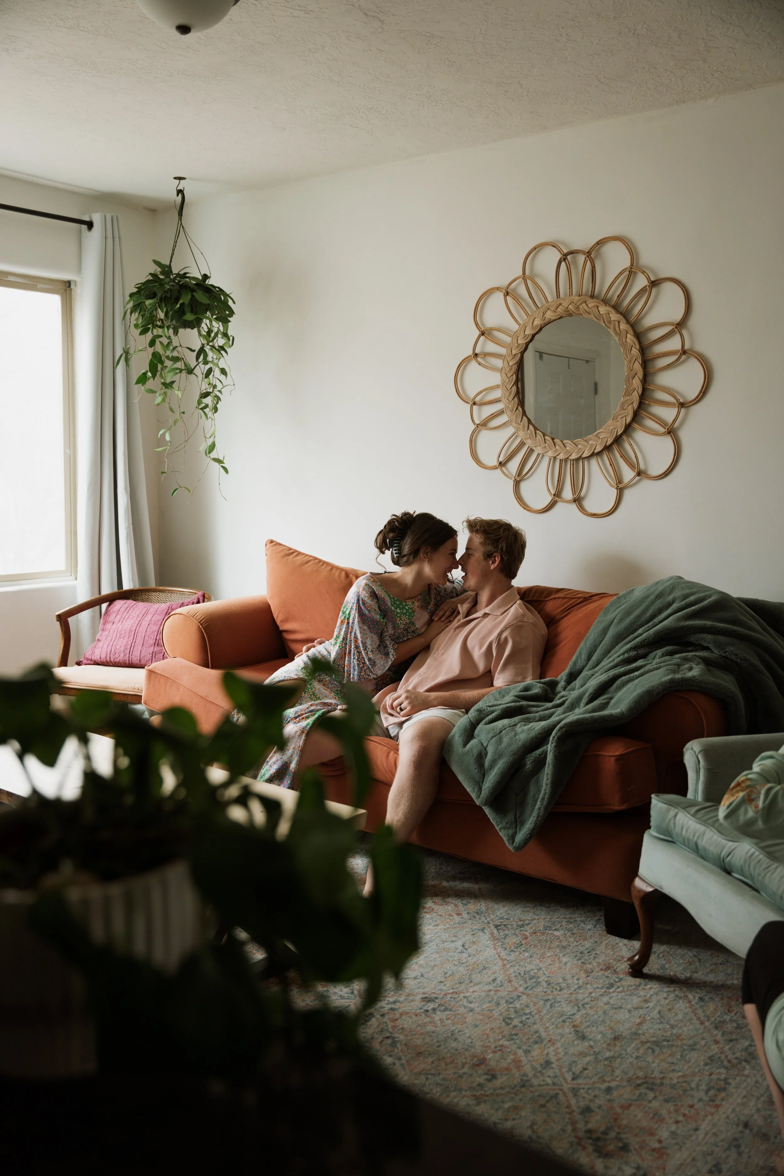 Intimate Couples Photos at Home | Melissa and Jared — Hayley Jade ...