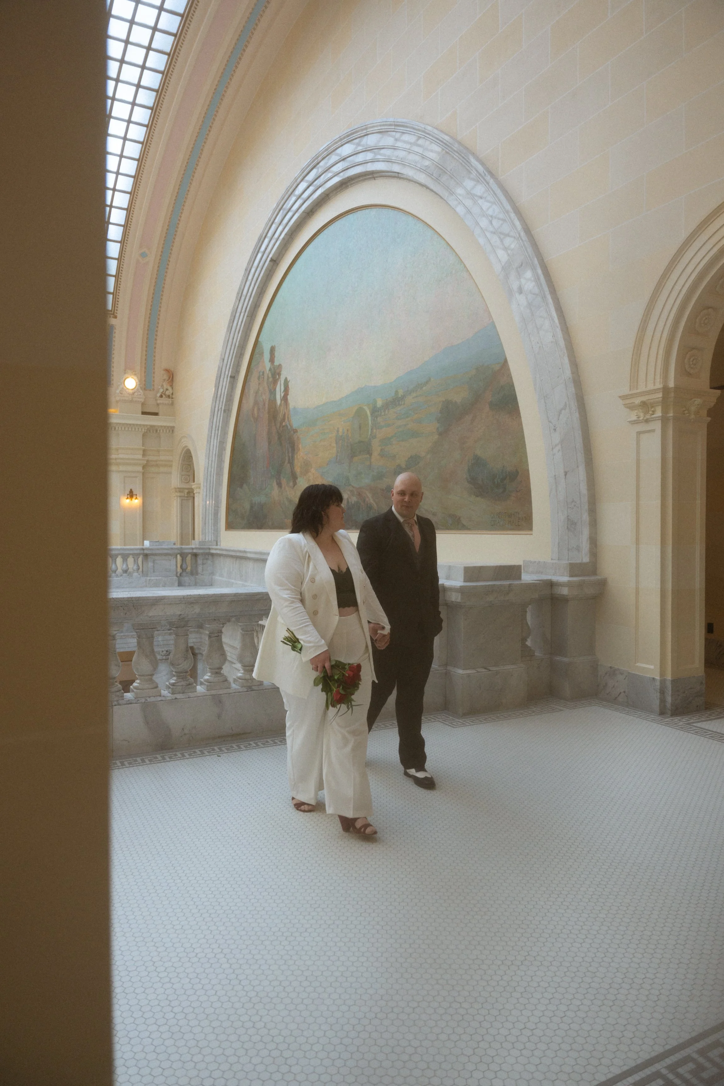 Salt Lake City Park and capitol building Engagements | Rachel and ...