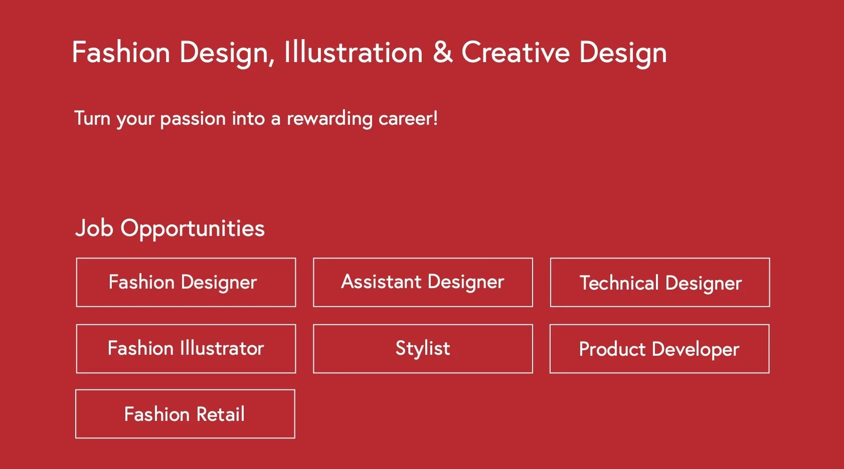 Diploma Fashion Design — The Cut Fashion Academy