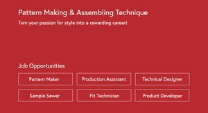 Pattern Making and Assembling Technique Certificate — The Cut Fashion ...