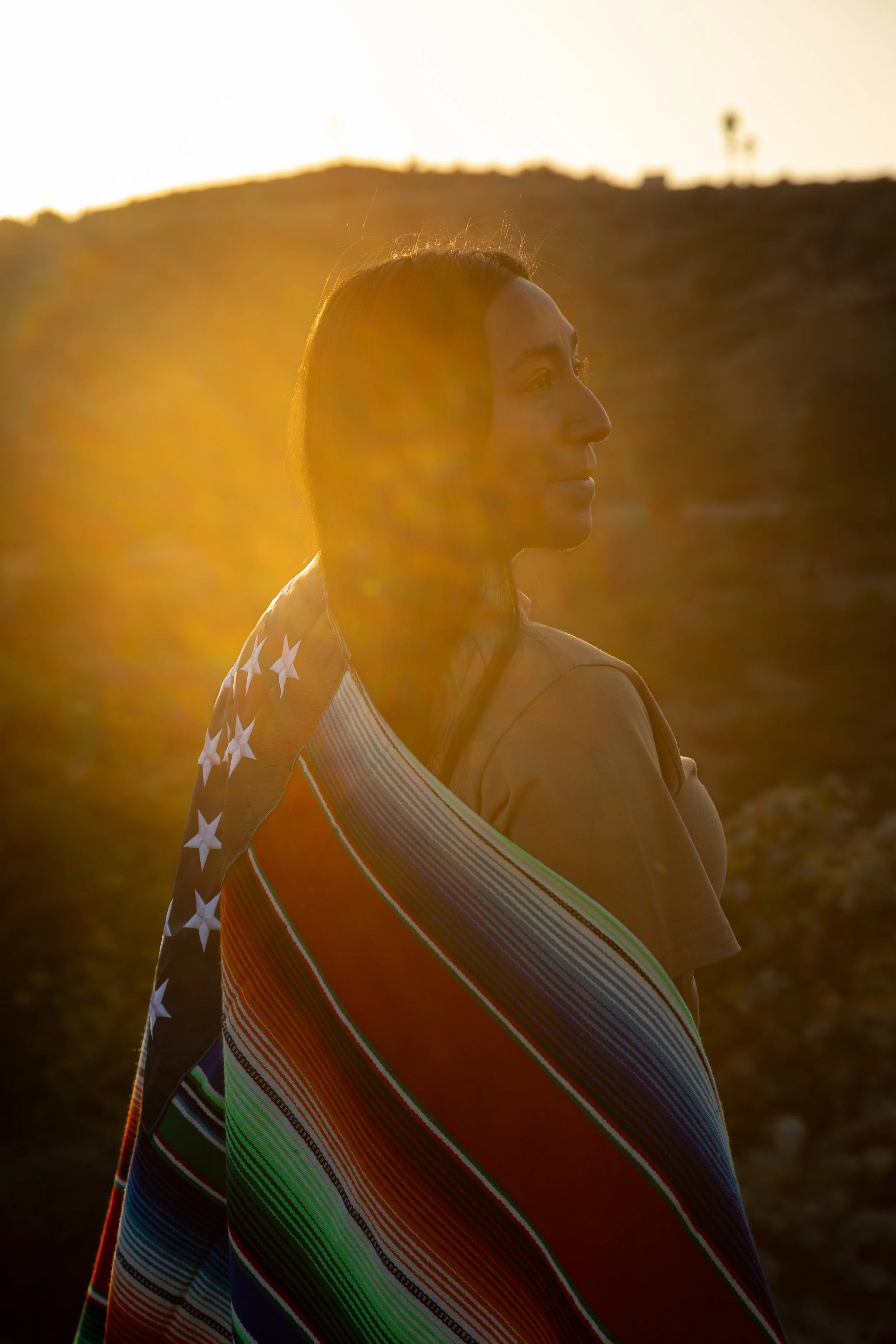 Handmade Serape Flag — Sin Titulo