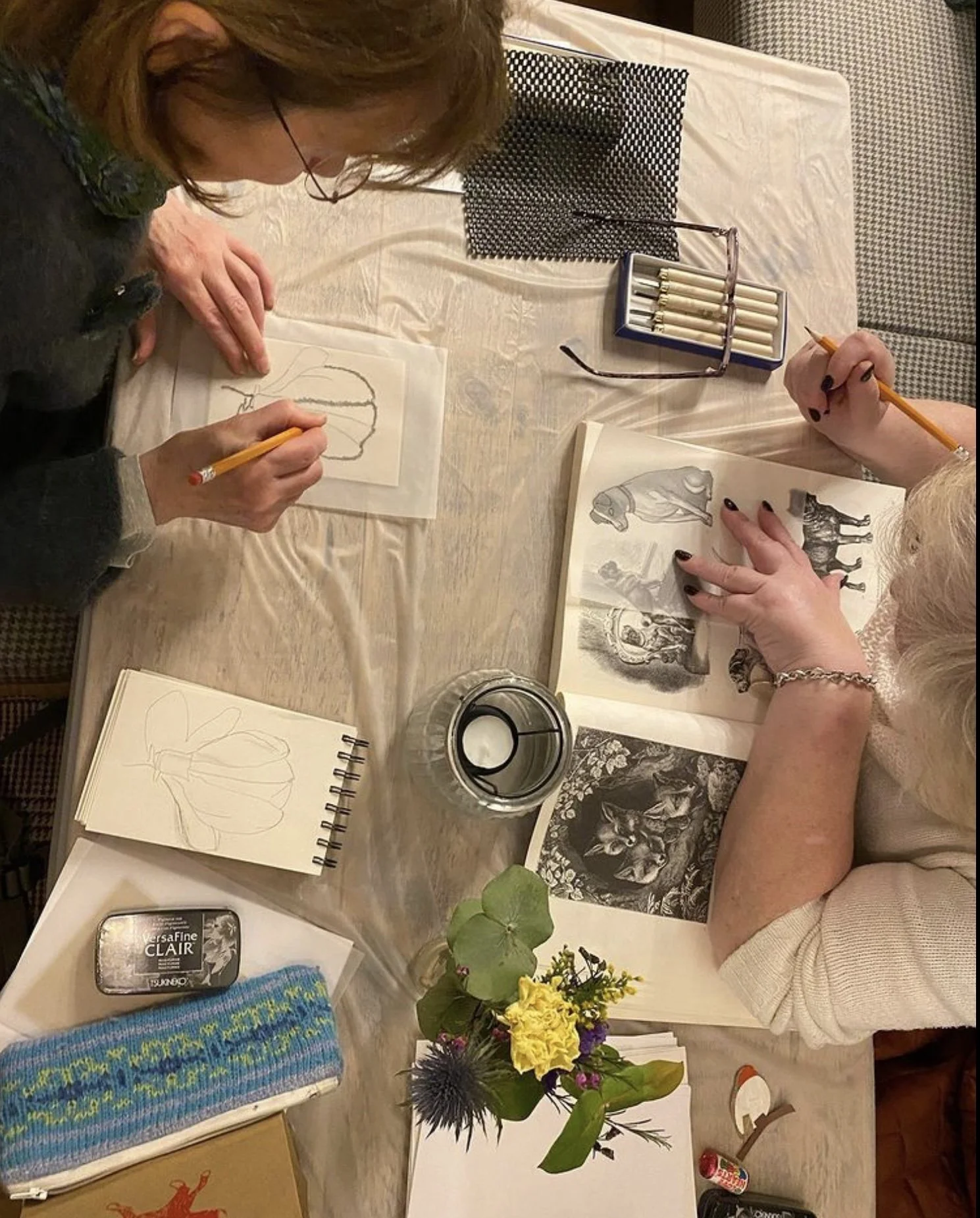 LINOCUT WORKSHOP at The Fox, Hanwell — Vivienne Keable