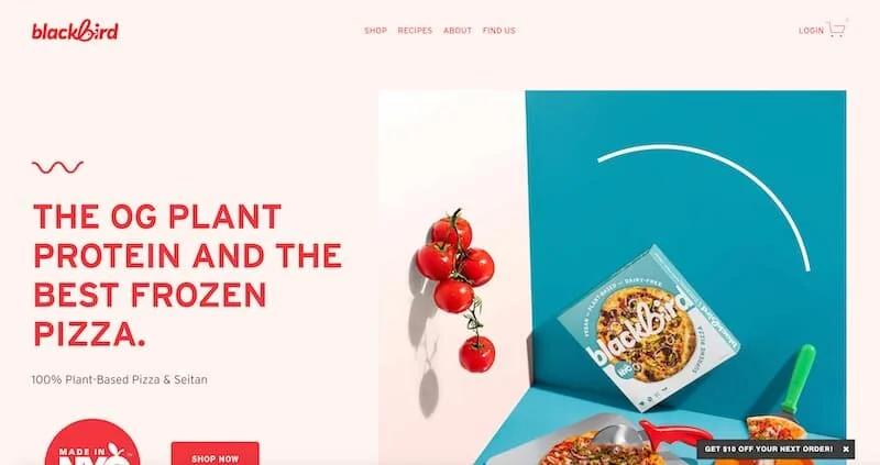 26 amazing vegan restaurant website design examples!