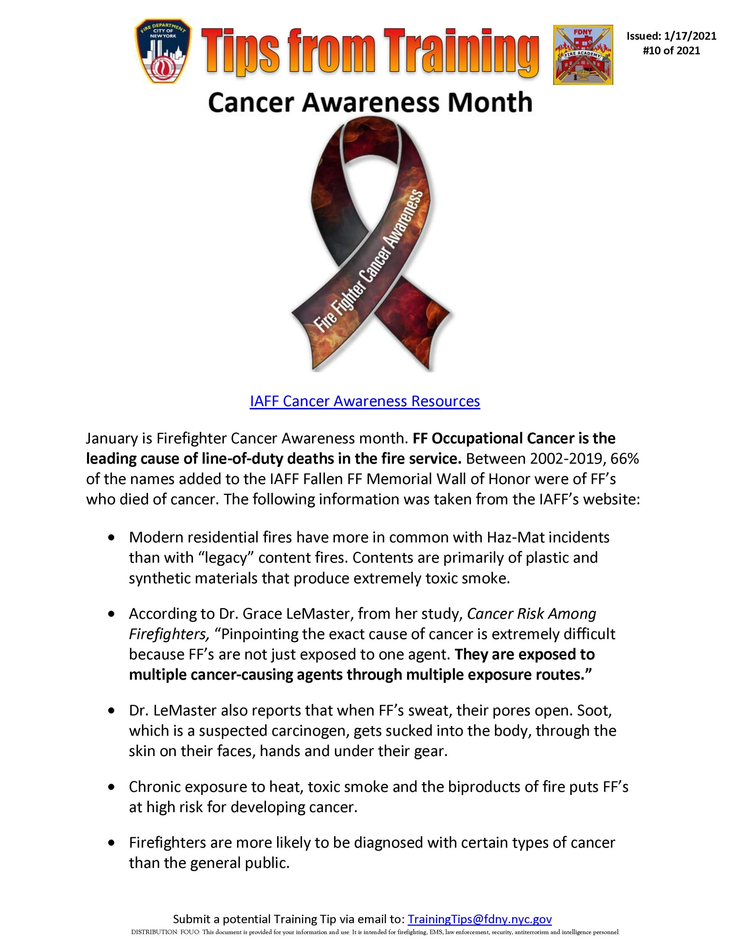 FDNY Tips From Training | Enhance Your Knowledge | Firefighter Health ...