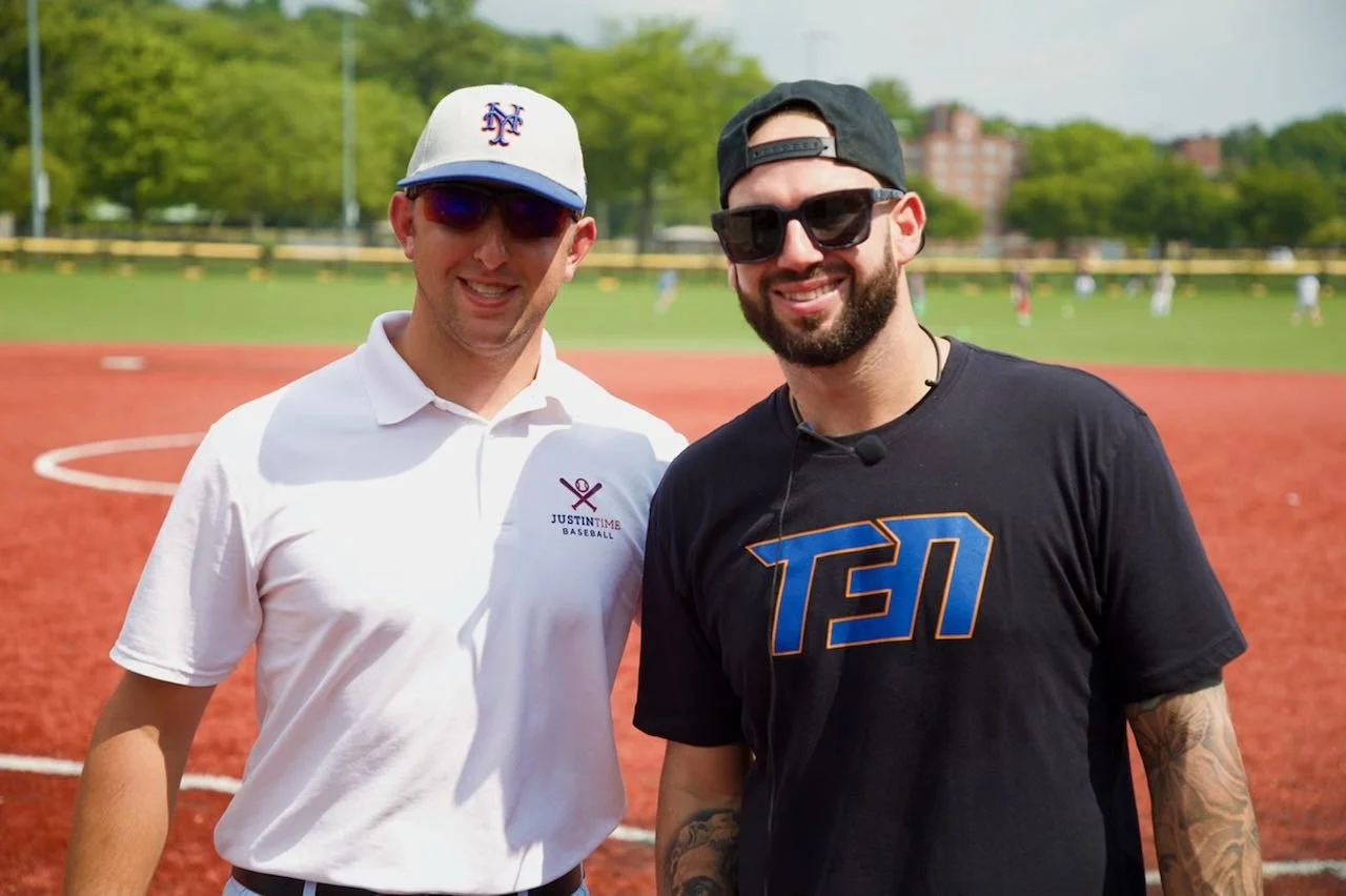 Justin Sherman Held A Baseball Clinic With Mets Player Tomas Nido ...