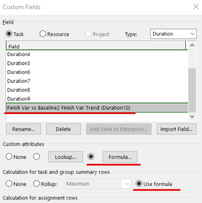 How to Show Variance against Multiple Baselines in a Microsoft Project ...