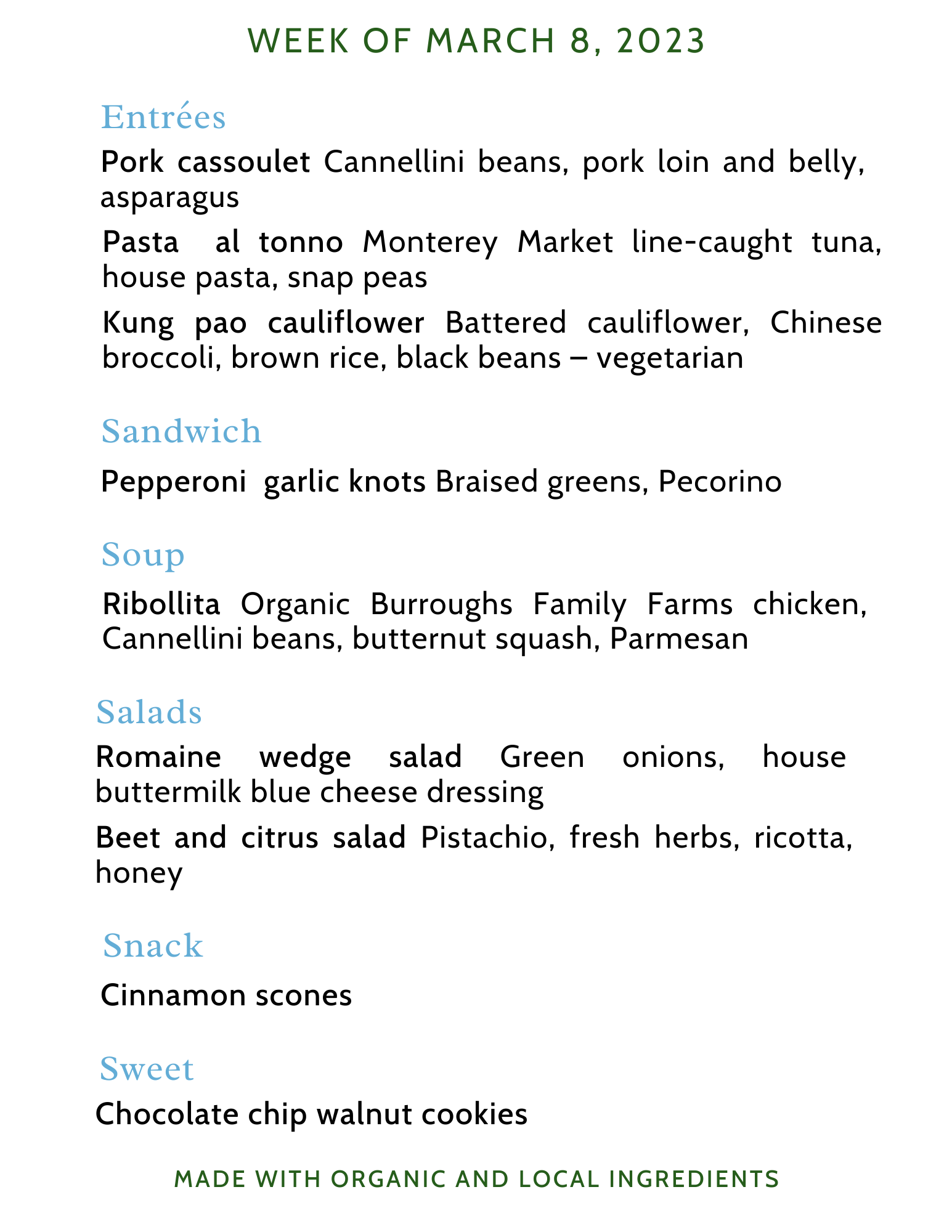 Menu Blog — The Table Catering