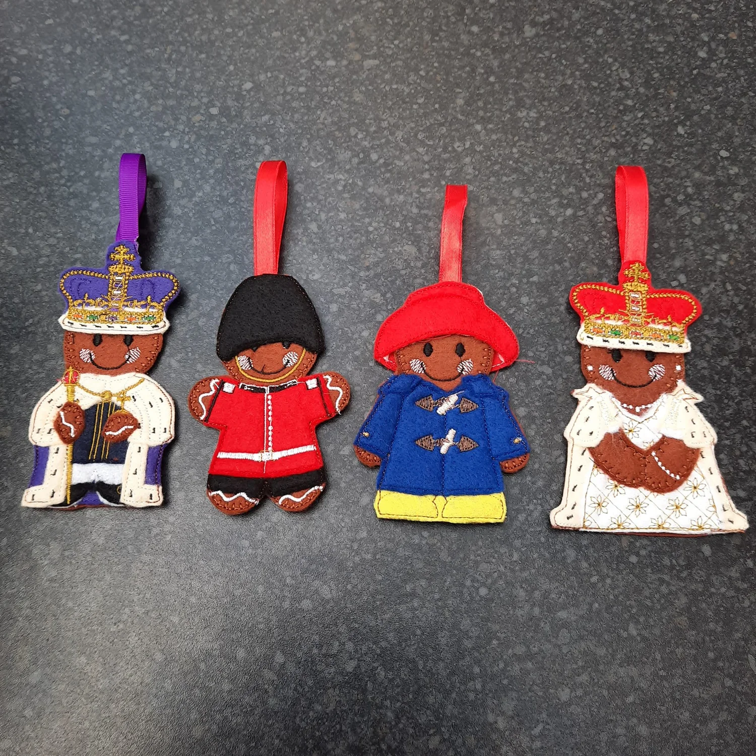 gingerbread christmas hanging tree decorations super hero monster ...