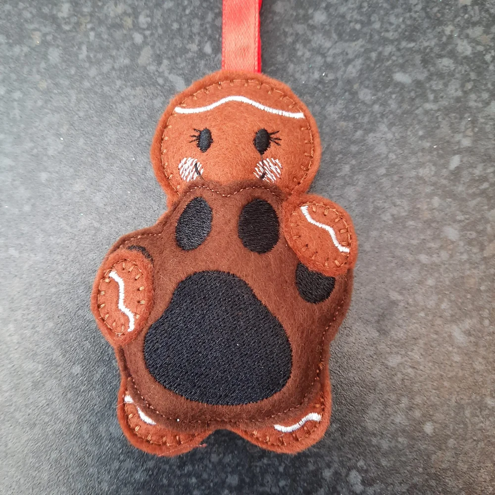 gingerbread christmas hanging tree decorations super hero monster ...