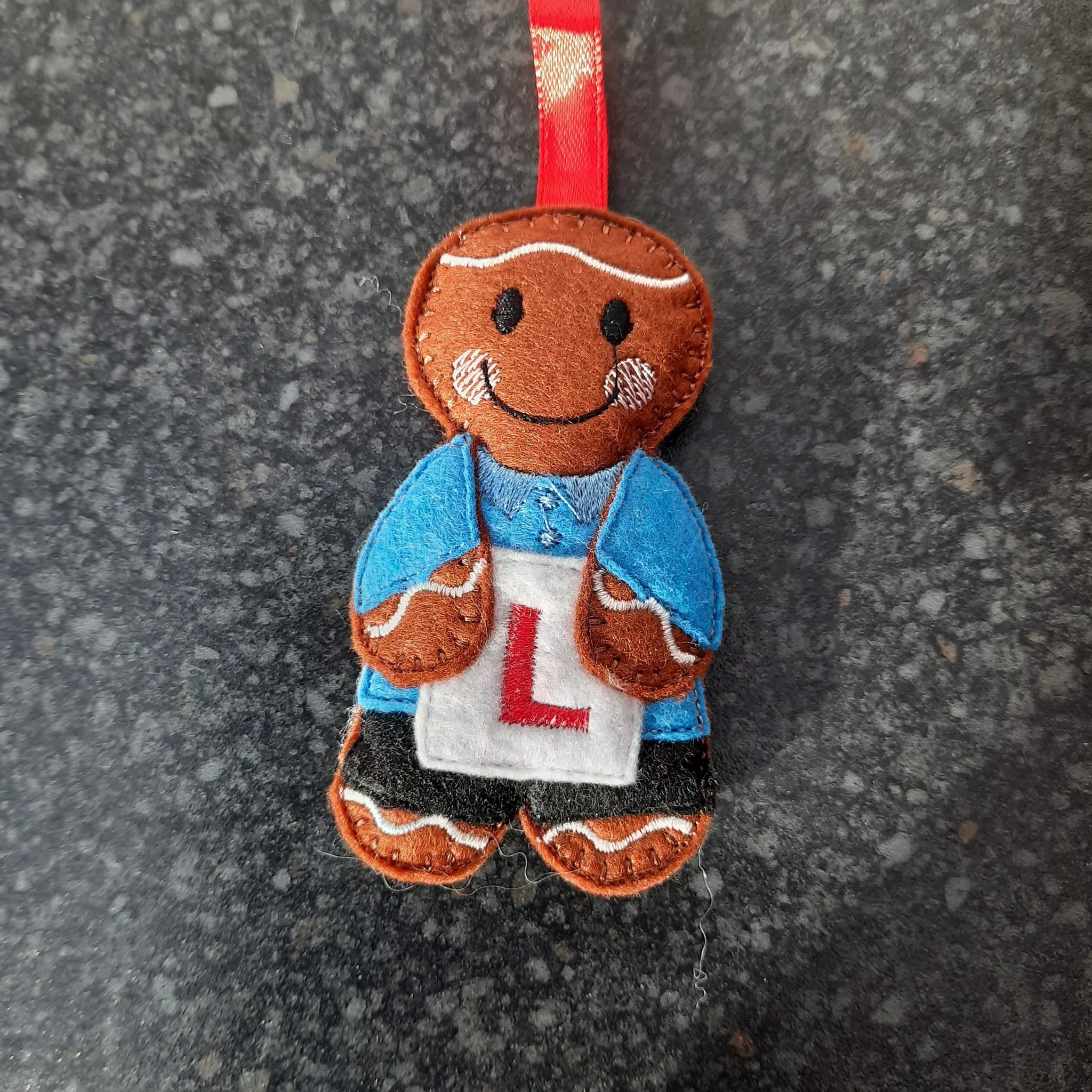 gingerbread christmas hanging tree decorations royals, queen, king ...