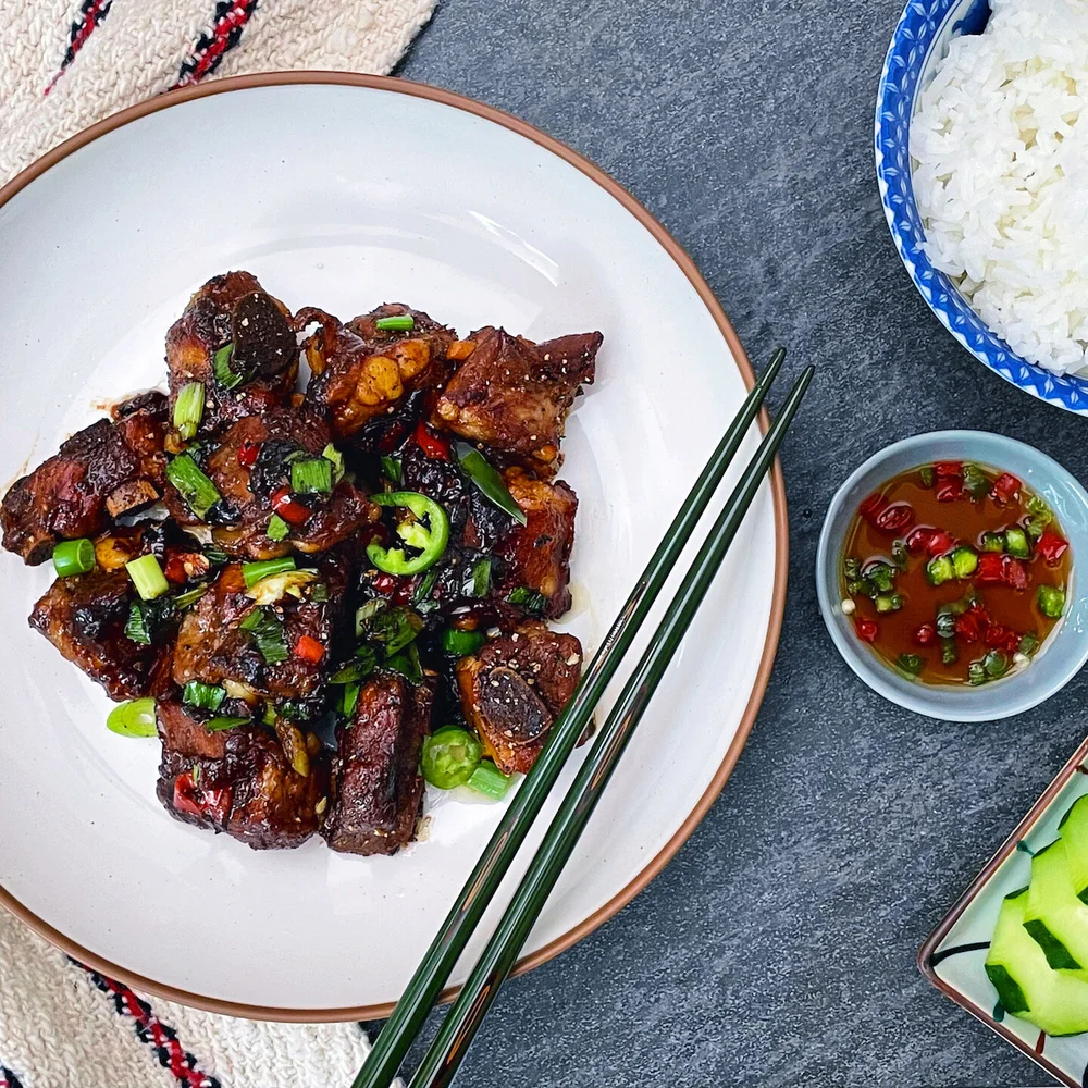 Vietnamese Caramelized Pork Spare Ribs- aka “Suon Ram Man” Recipe ...